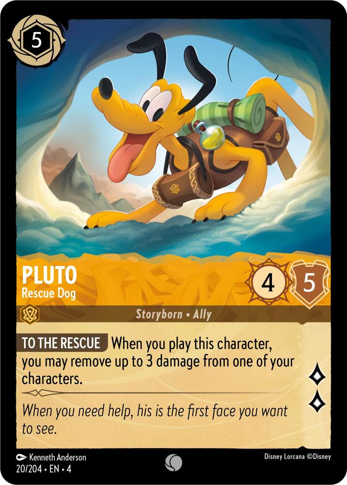Pluto - Rescue Dog - Ursula's Return - Disney Lorcana - TCGplayer.com