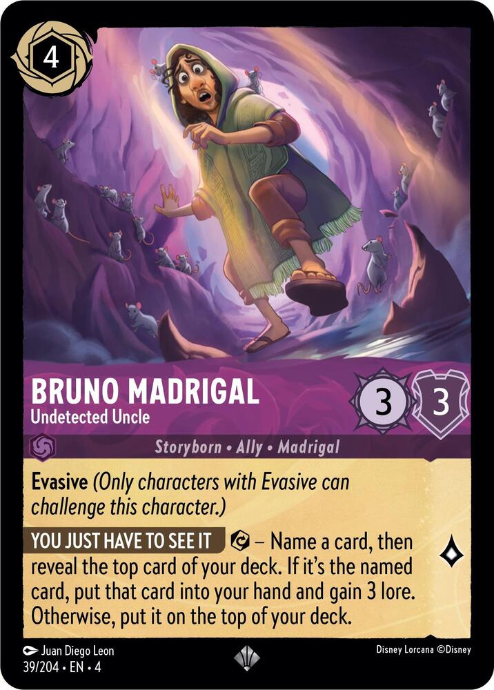 Bruno Madrigal - Undetected Uncle - Ursula's Return - Disney Lorcana - TCGplayer.com