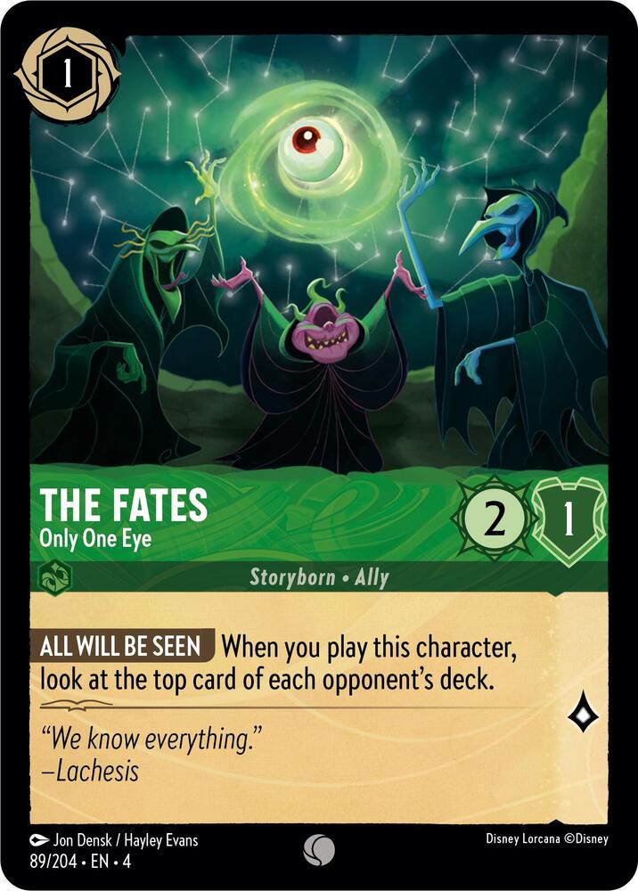 The Fates - Only One Eye - Ursula's Return - Disney Lorcana - TCGplayer.com