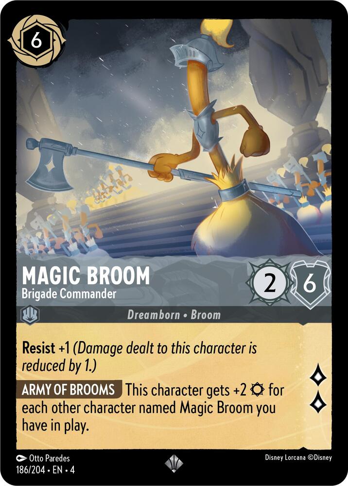 Magic Broom - Brigade Commander - Ursula's Return - Disney Lorcana ...