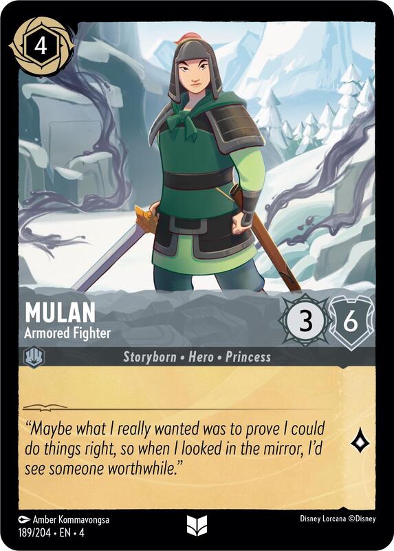 Mulan - Armored Fighter - Ursula's Return - Disney Lorcana - TCGplayer.com