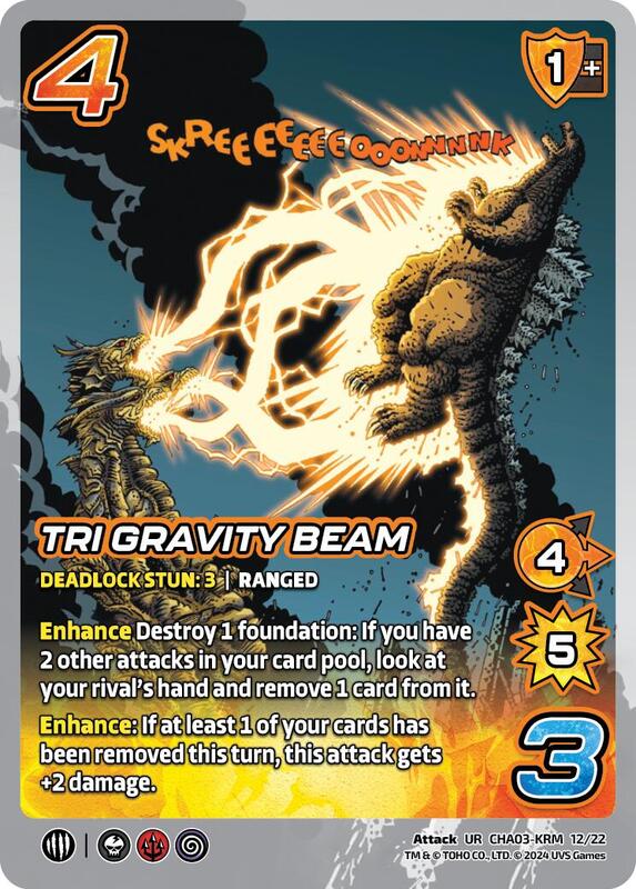 Tri Gravity Beam - Challenger Series: Godzilla - UniVersus - TCGplayer.com
