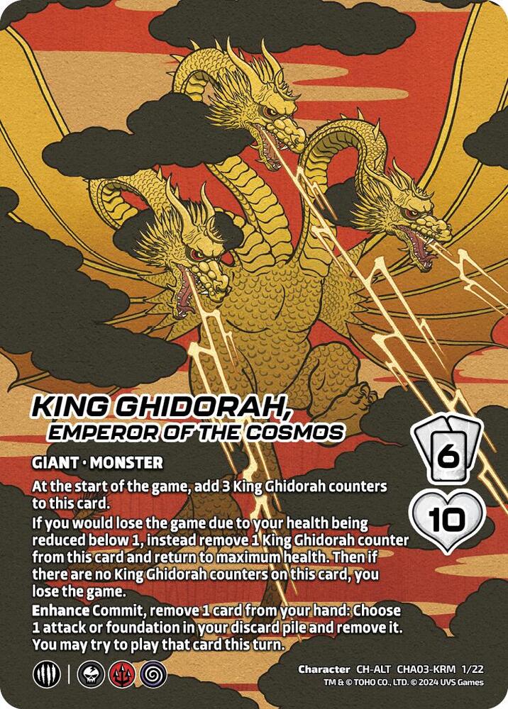 King Ghidorah, Emperor of the Cosmos (Alternate Art) - Challenger ...