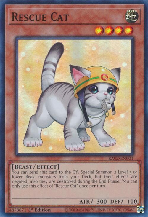 Rescue Cat (Alternate Art) - 25th Anniversary Rarity Collection II ...