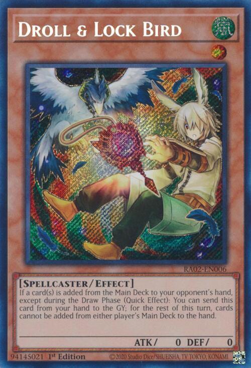Droll & Lock Bird (Alternate Art) (Secret Rare) - 25th Anniversary ...