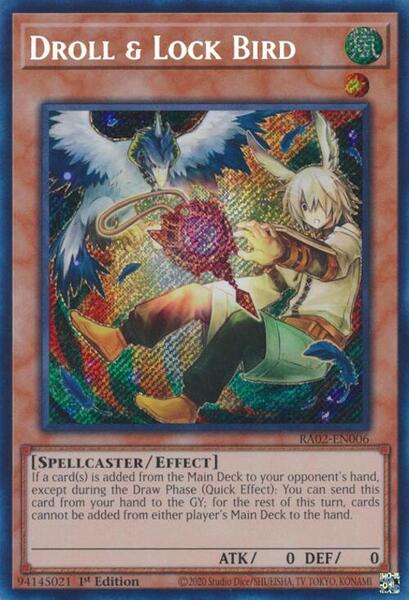 Droll & Lock Bird (Alternate Art) (Secret Rare) - 25th Anniversary ...