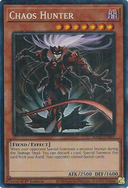 Chaos Hunter (PCR) - 25th Anniversary Rarity Collection II - YuGiOh ...