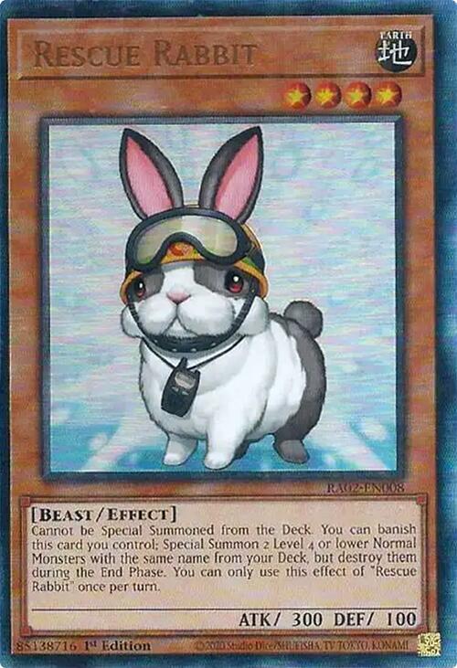 Rescue Rabbit (PUR) - 25th Anniversary Rarity Collection II - YuGiOh ...