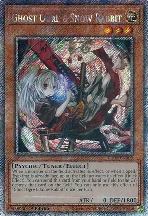 Ghost Ogre & Snow Rabbit (Alternate Art) (Platinum Secret Rare) - 25th ...