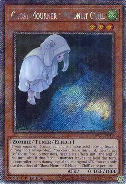 Ghost Mourner & Moonlit Chill (Alternate Art) (Platinum Secret Rare ...