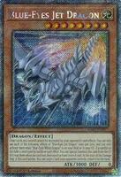 Blue-Eyes Jet Dragon (Platinum Secret Rare) - 25th Anniversary Rarity ...