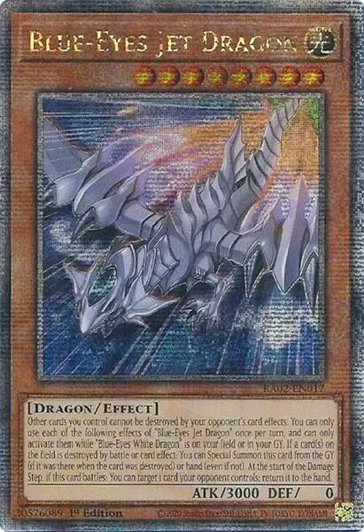 Blue-Eyes Jet Dragon (Quarter Century Secret Rare) - 25th Anniversary ...