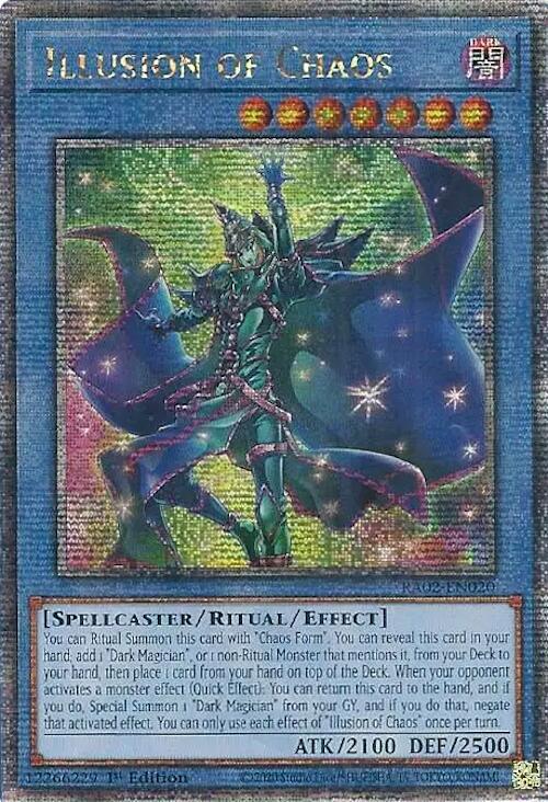 Illusion of Chaos (Quarter Century Secret Rare) - 25th Anniversary Rarity Collection II - YuGiOh ...