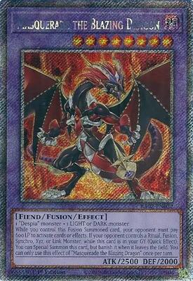 Masquerade the Blazing Dragon (Platinum Secret Rare) - 25th Anniversary Rarity Collection II ...