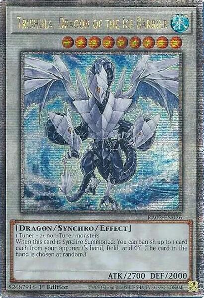 Trishula, Dragon of the Ice Barrier (Quarter Century Secret Rare ...