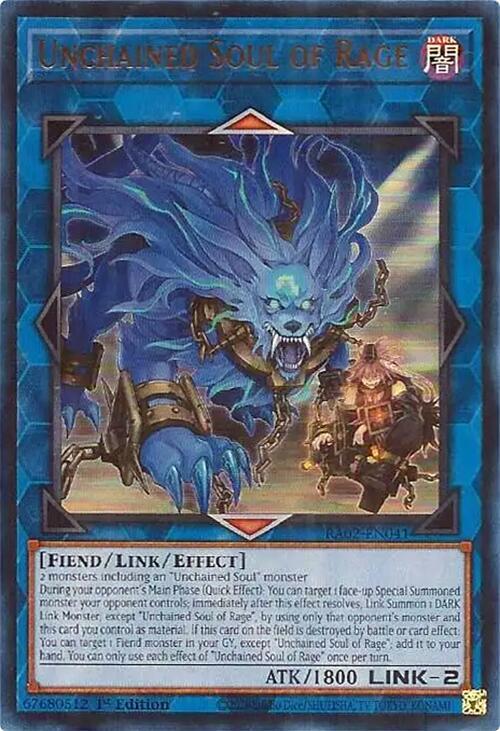 Unchained Soul of Rage (UR) - 25th Anniversary Rarity Collection II ...