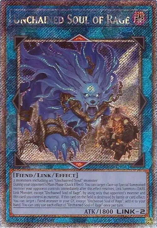 Unchained Soul of Rage (Platinum Secret Rare) - 25th Anniversary Rarity ...