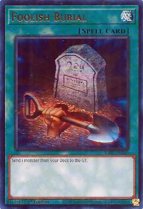 Foolish Burial (UR) - 25th Anniversary Rarity Collection II - YuGiOh ...