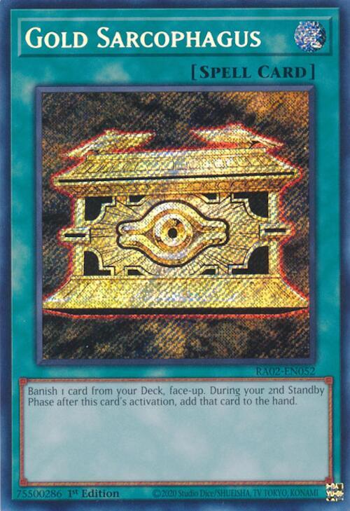 Gold Sarcophagus (Secret Rare) - 25th Anniversary Rarity Collection II - YuGiOh - TCGplayer.com