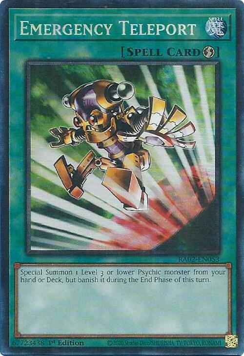 Emergency Teleport (PCR) - 25th Anniversary Rarity Collection II - YuGiOh