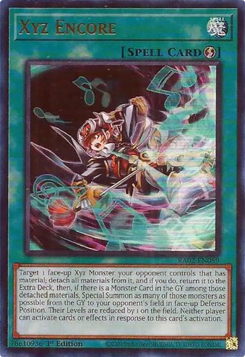 Xyz Encore (UR) - 25th Anniversary Rarity Collection II - YuGiOh ...