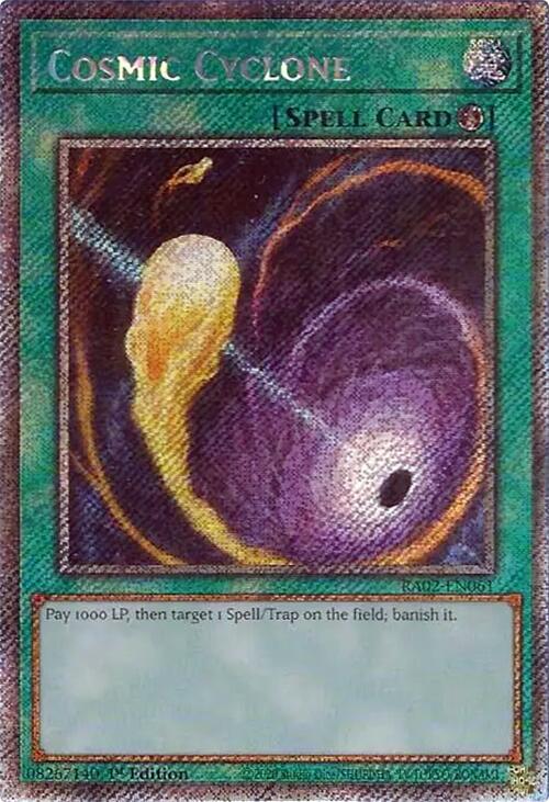 Cosmic Cyclone (Platinum Secret Rare) - 25th Anniversary Rarity ...