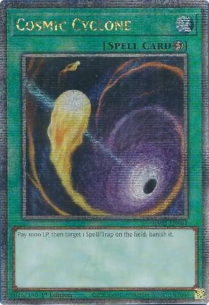 Cosmic Cyclone (Quarter Century Secret Rare) - 25th Anniversary Rarity ...