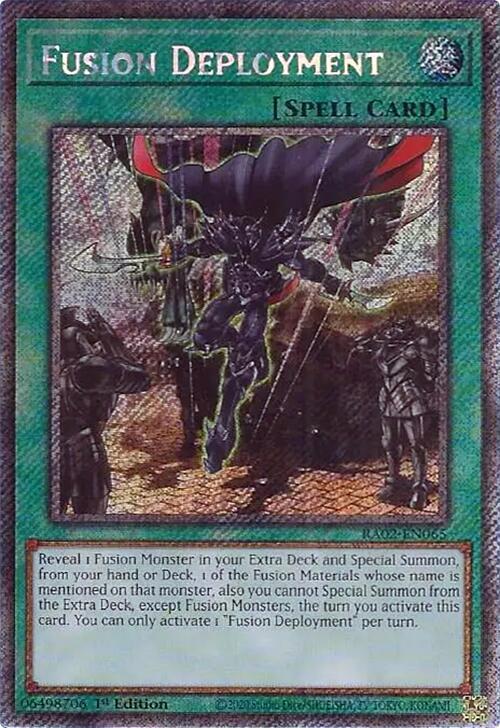 Fusion Deployment (Platinum Secret Rare) - 25th Anniversary Rarity Collection II - YuGiOh ...
