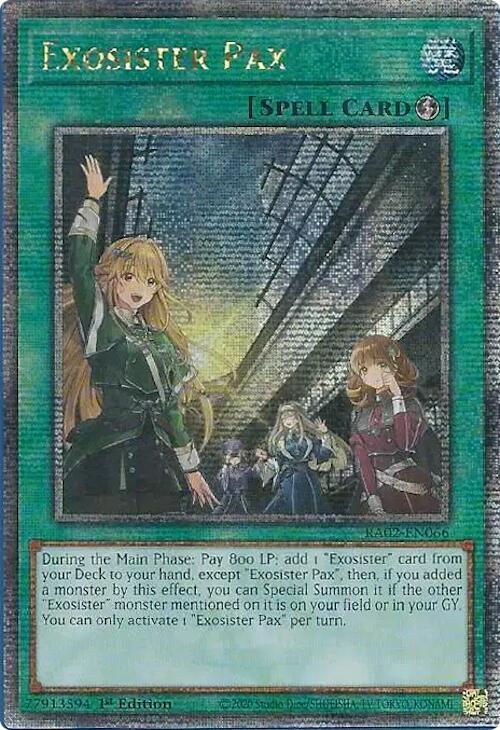Exosister Pax (Quarter Century Secret Rare) - 25th Anniversary Rarity ...