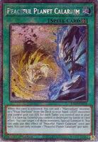 Peaceful Planet Calarium (Platinum Secret Rare) - 25th Anniversary Rarity Collection II - YuGiOh ...