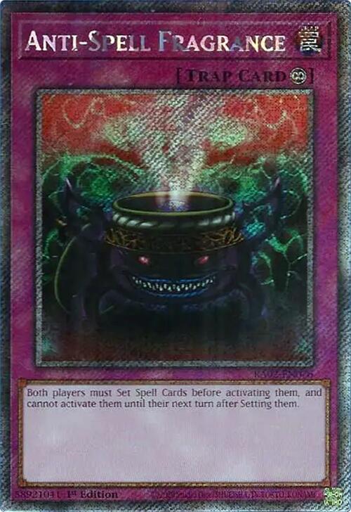 Anti-Spell Fragrance (Platinum Secret Rare) - 25th Anniversary Rarity Collection II - YuGiOh ...