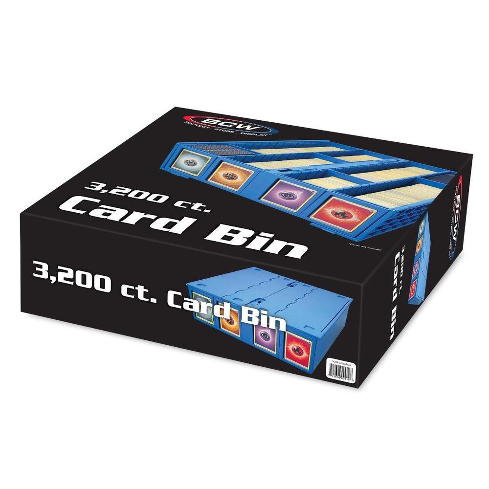 3200 Collectible Card Bin - Blue - BCW Deck Boxes - Deck Boxes ...