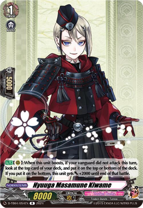 Hyuuga Masamune Kiwame - D-TB04: Touken Ranbu ONLINE 2023 - Cardfight Vanguard - TCGplayer.com