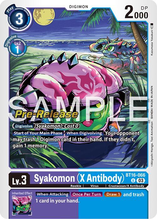 Gesomon - Exceed Apocalypse Pre-Release Cards - Digimon Card Game