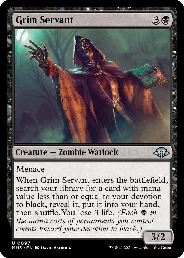 Grim Servant - Modern Horizons 3 - Magic: The Gathering - TCGplayer.com