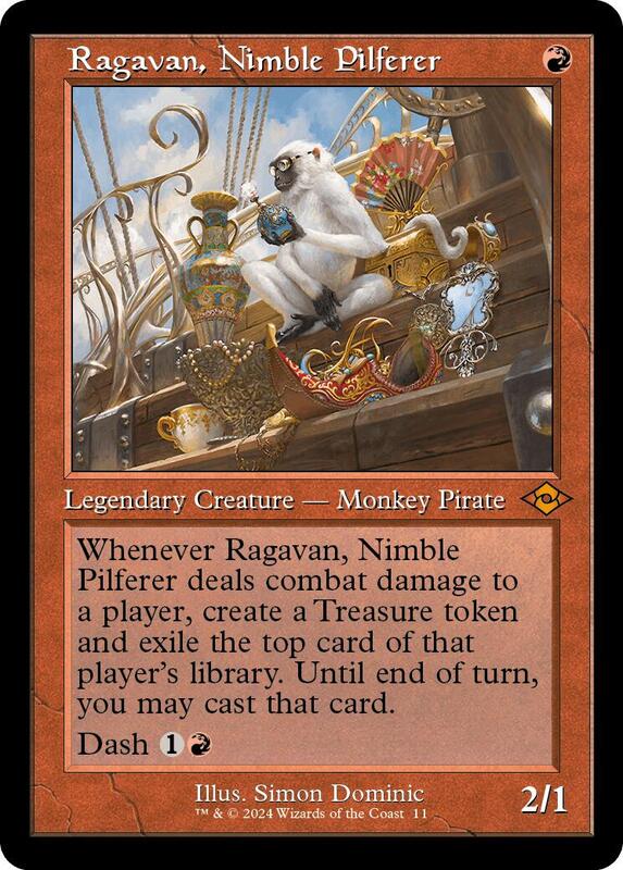 Ragavan, Nimble Pilferer (Retro Frame) - Modern Horizons 2 - Magic: The ...