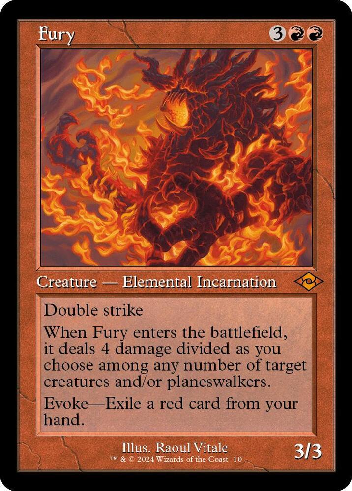 Fury (Retro Frame) - Modern Horizons 2 - Magic: The Gathering ...