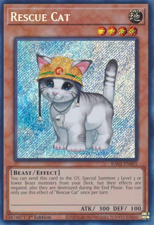 Rescue Cat (Secret Rare) - 25th Anniversary Rarity Collection II ...