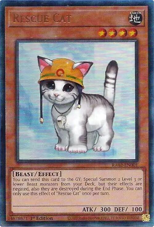 Rescue Cat (PUR) - 25th Anniversary Rarity Collection II - YuGiOh ...