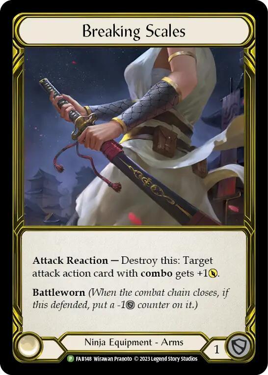 Breaking Scales (Golden) - FAB148 - Flesh and Blood: Promo Cards ...