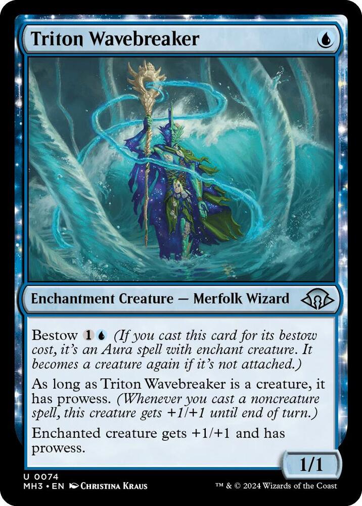 Triton Wavebreaker - Modern Horizons 3 - Magic: The Gathering ...