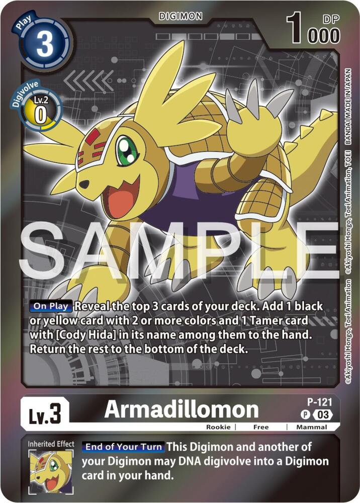 Armadillomon - P-121 (Digimon Adventure Box 2024) - Digimon Promotion Cards - Digimon Card Game ...