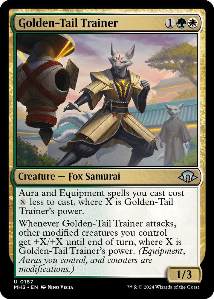 Golden-Tail Trainer - Modern Horizons 3 - Magic: The Gathering ...
