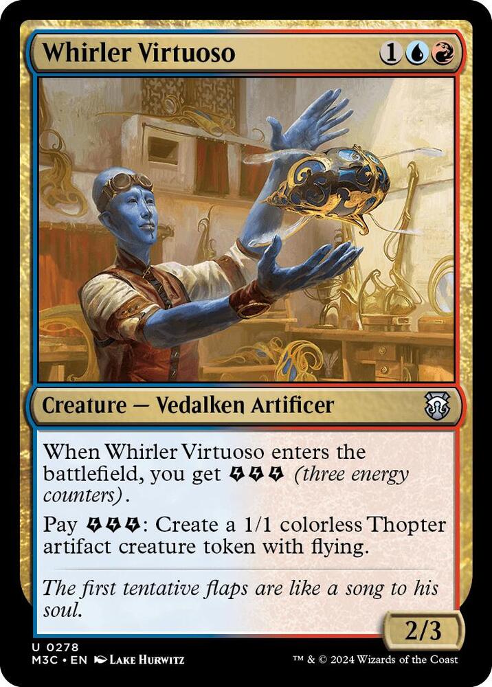 Whirler Virtuoso - Commander: Modern Horizons 3 - Magic: The Gathering ...