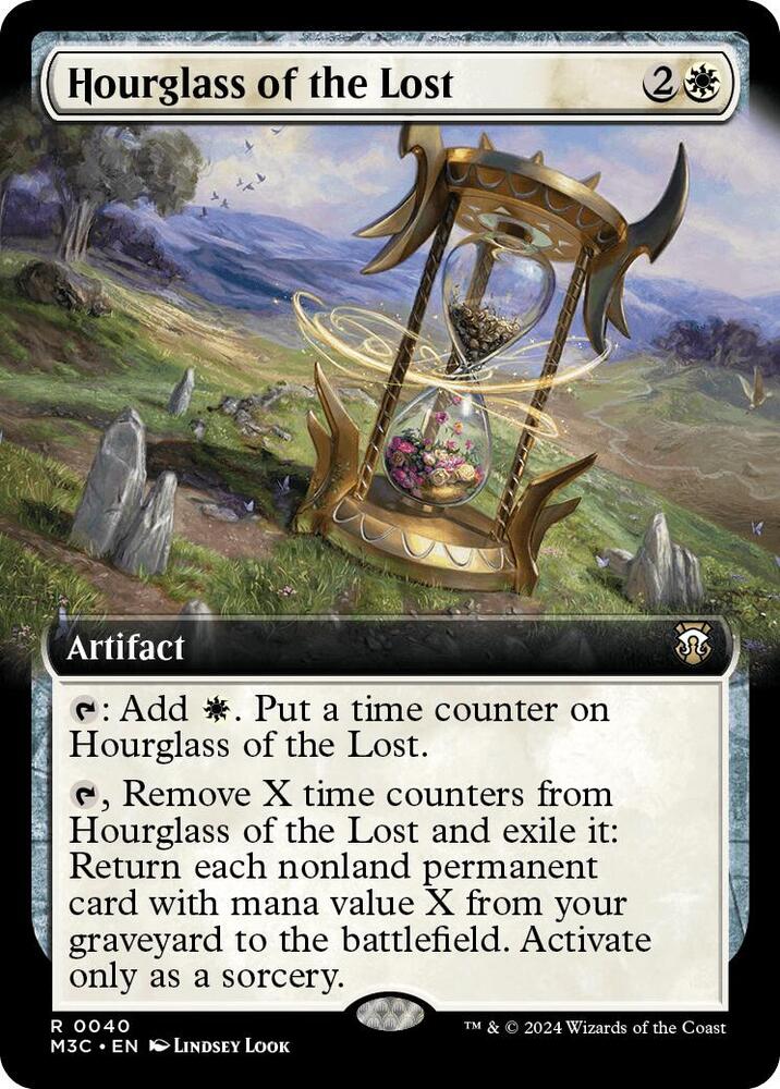 Hourglass of the Lost (Extended Art) - Commander: Modern Horizons 3 ...