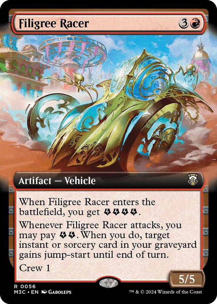 Filigree Racer (Extended Art) - Commander: Modern Horizons 3 - Magic ...