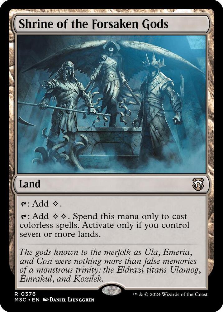 Shrine of the Forsaken Gods - Commander: Modern Horizons 3 - Magic: The ...