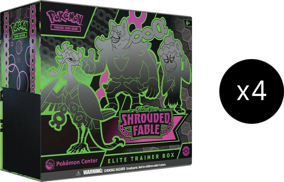 Shrouded Fable Pokemon Center Elite Trainer Box (Exclusive) Case - SV ...