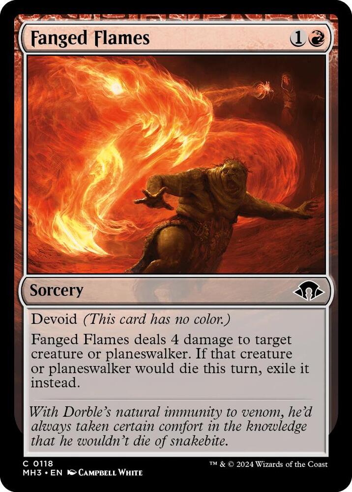 Fanged Flames - Modern Horizons 3 - Magic: The Gathering
