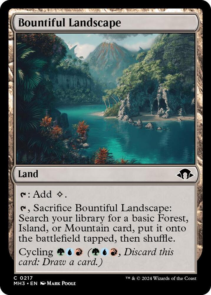 Bountiful Landscape - Modern Horizons 3 - Magic: The Gathering ...